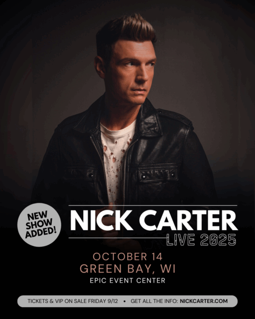 Just Announced: See Nick Live in Green Bay, WI This October! - Nick Carter